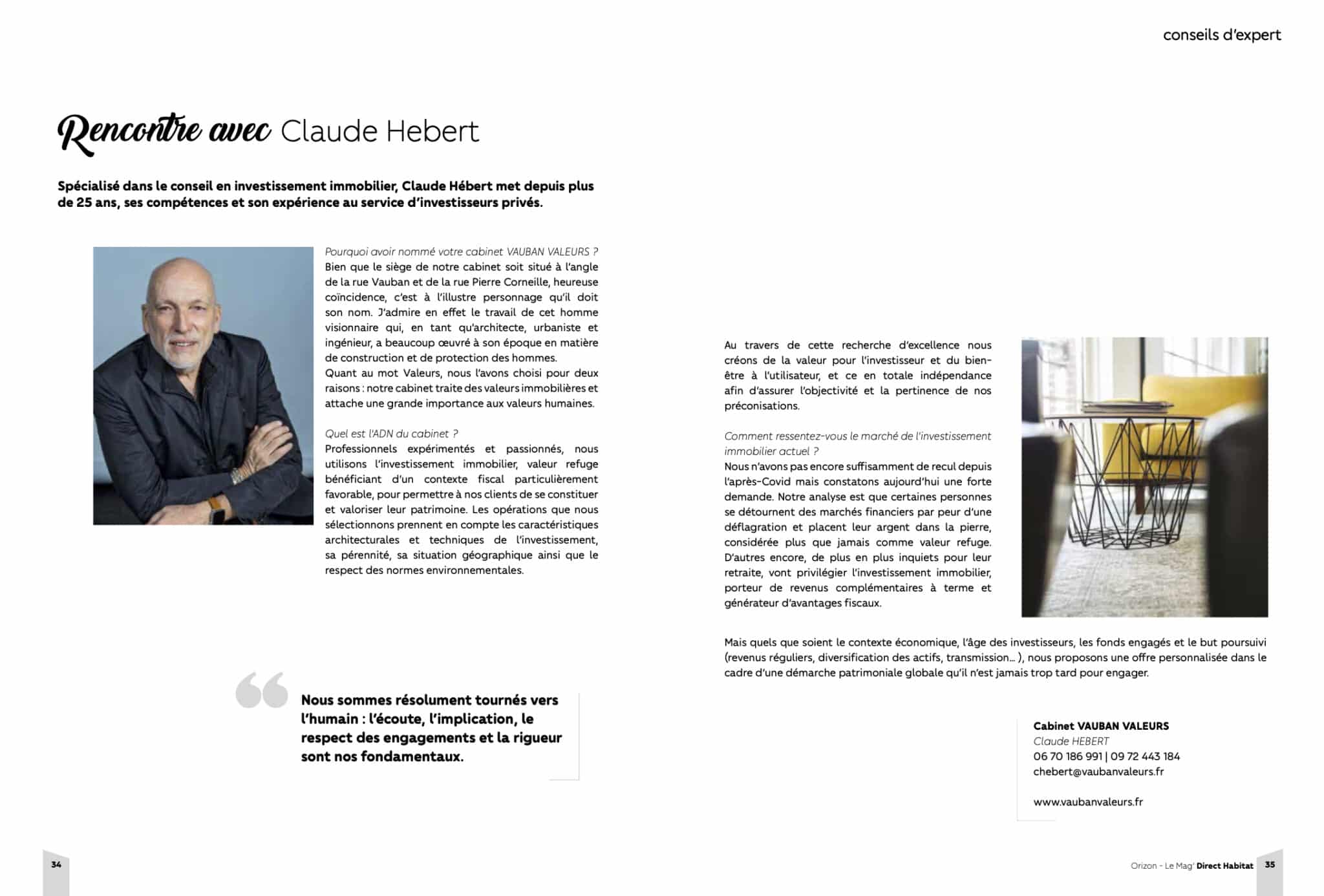 🚀 La rencontre avec Claude HEBERT ! - ORPI Direct Habitat